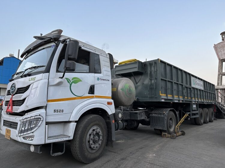 GreenLine deploys its LNG-powered trucks at UltraTech Cement's Pune ...