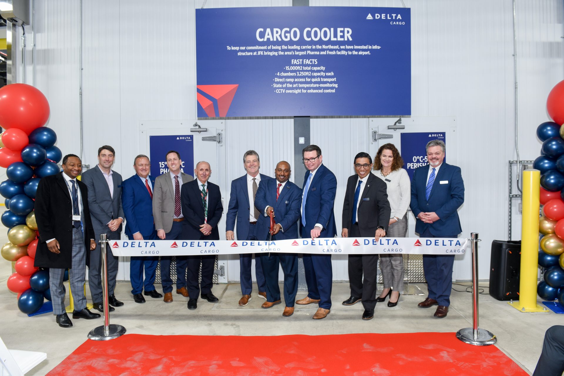 Delta Cargo's unveils largest cooler facility at New York - JFK ...