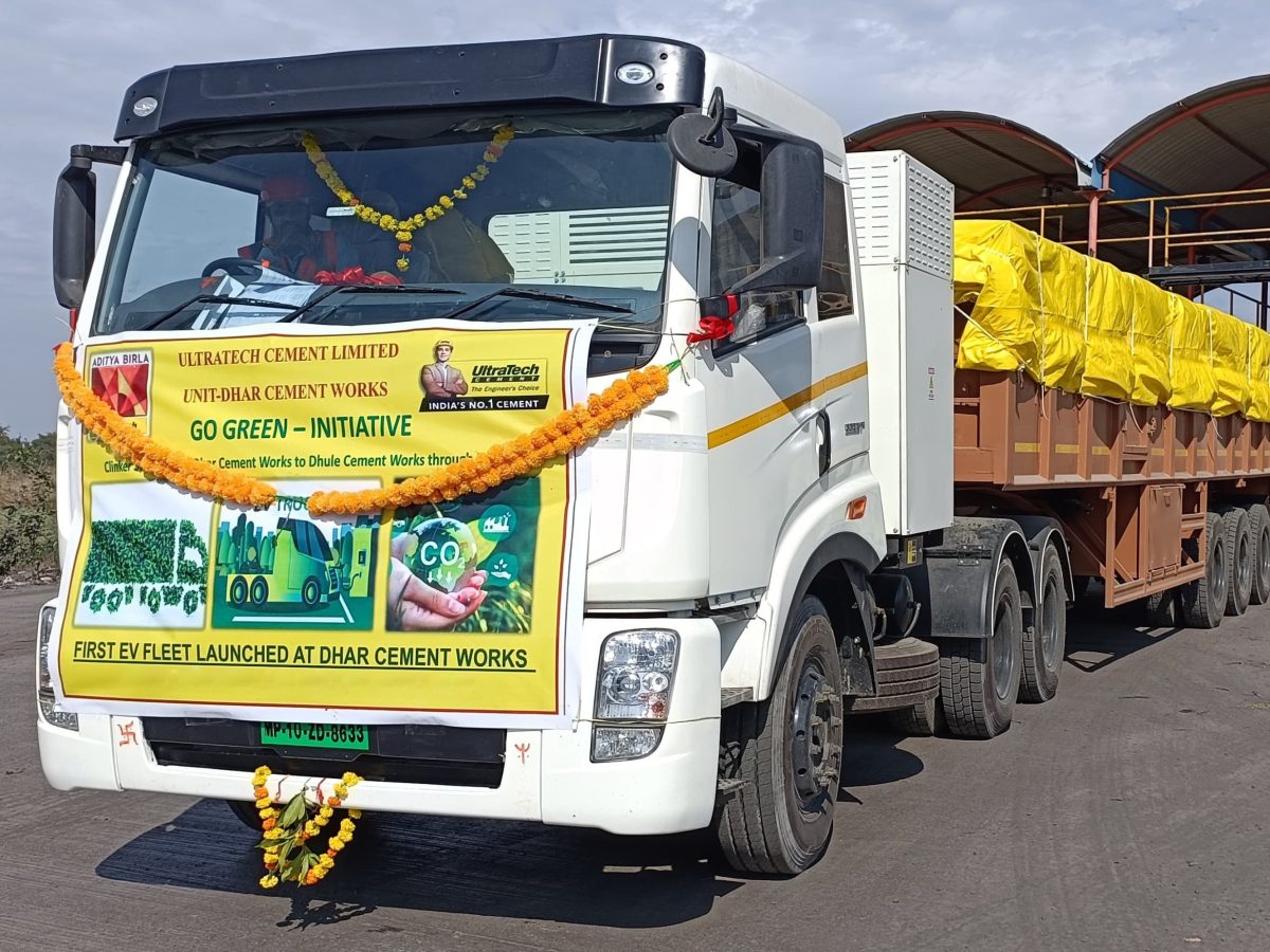UltraTech enables green mobility for clinker with electric trucks ...