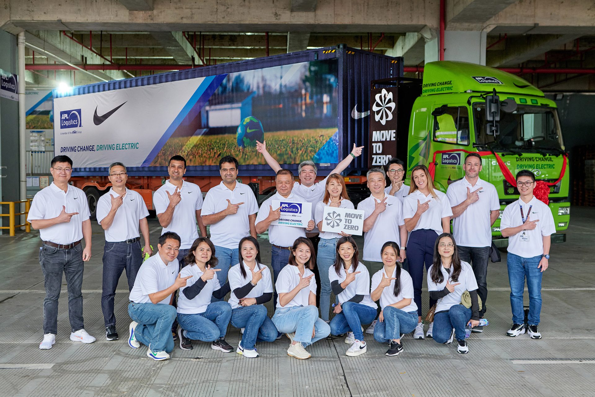 Nike and APL Logistics deploy first-mile electric vehicle ...