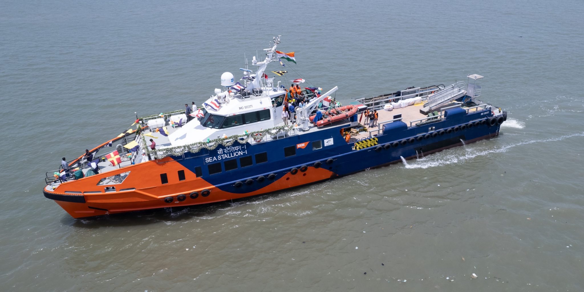 SHM Shipcare launches India’s first fast crew boat vessel for ONGC ...