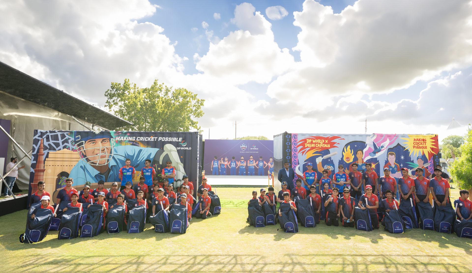 DP World delivers 500 cricket kits to academies at Aerocity Ground ...