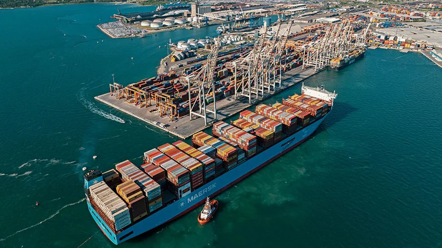 Port of Koper welcomes Maersk's green methanol vessel Astrid Maersk ...