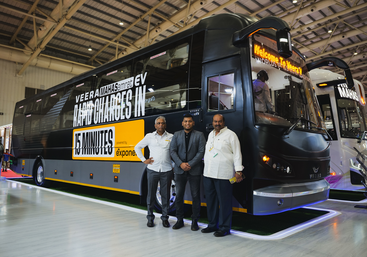 Veera Vahana, Exponent Energy to introduce 15-minute rapid charging e-bus - Logistics Outlook