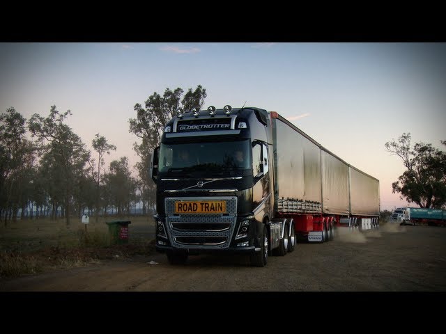 Gadkari flags off first road train in India by Volvo Group