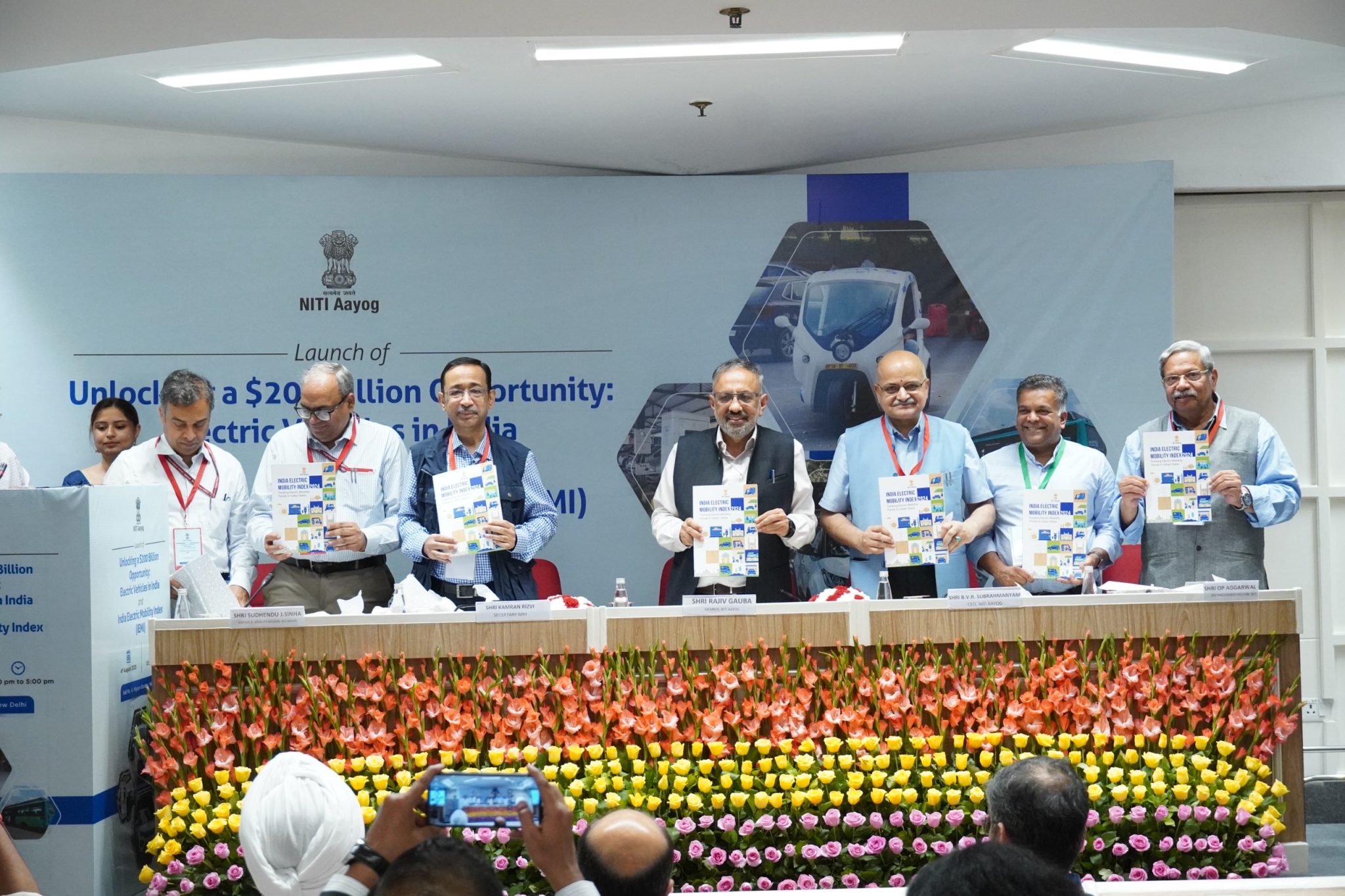 NITI Aayog launches India Electric Mobility Index