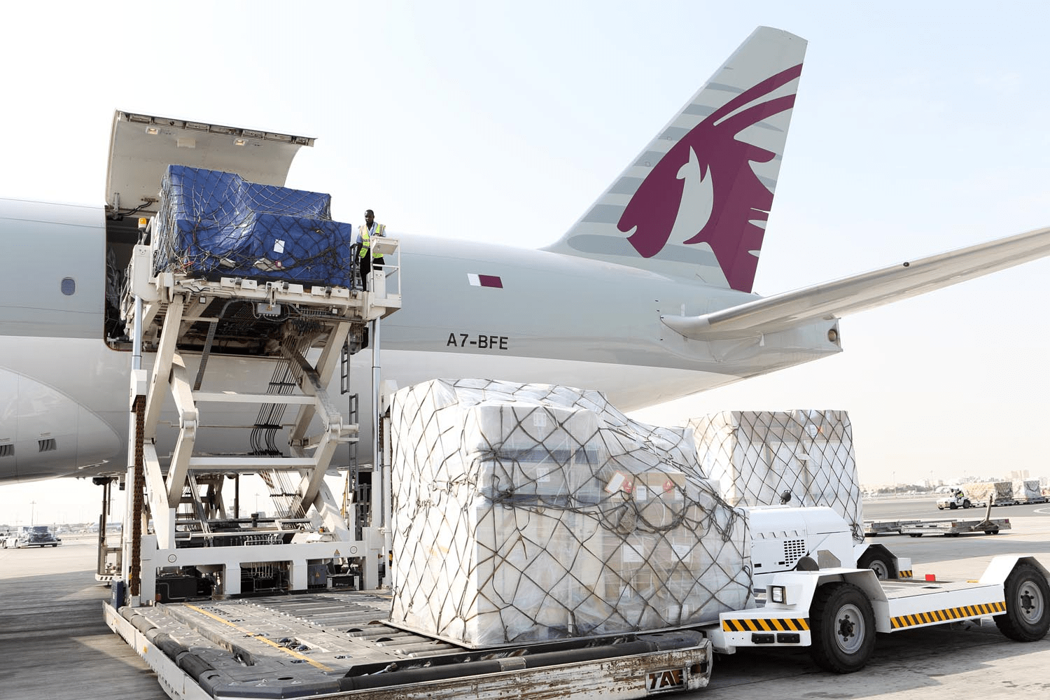 Qatar Airways Cargo, Airlink delivered 720 tonne life-saving aid ...