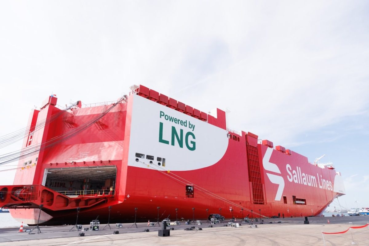 Sallaum Lines debuts its first LNG Dual-Fuel PTPC in Antwerp